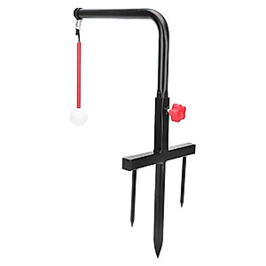 BESSTUUP Golf Swing Training Aid Adjustable Hight Golf Ball Chipping Practice Tool, Golf Swing Helper Accessory Golf Swing Trainer for Adult Children