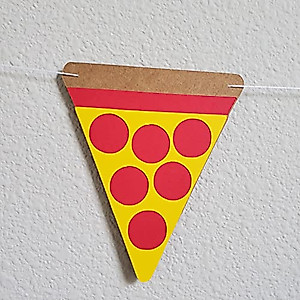 Pizza Heart Garland, Pizza Party, Pizza Valentine, Love You To Pizzas