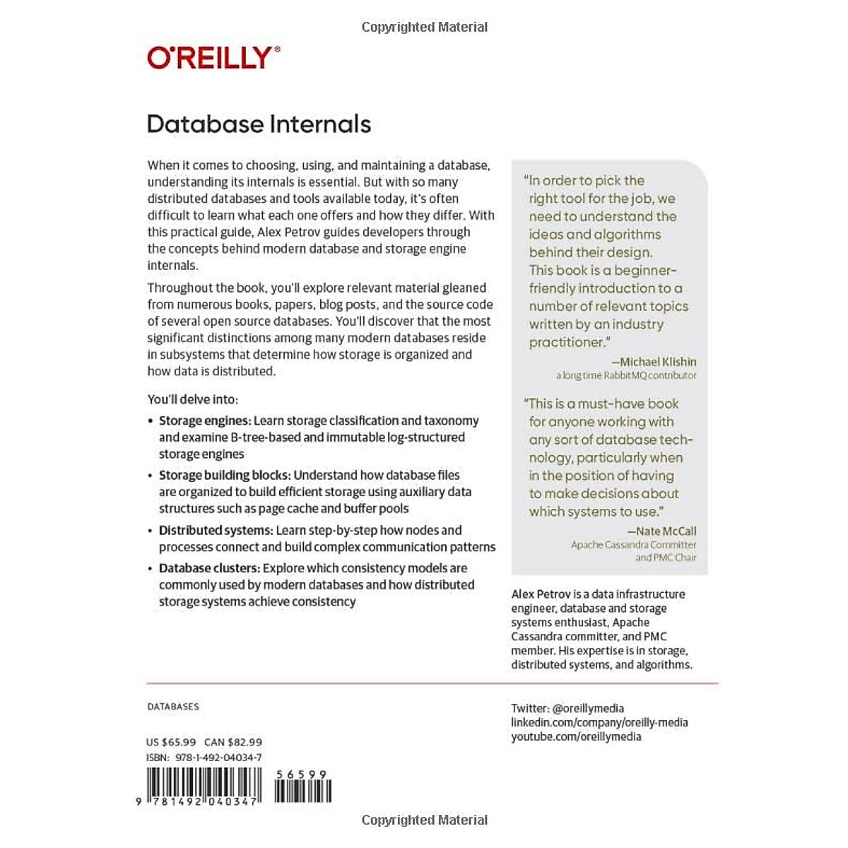 Database Internals: A Deep Dive into How Distributed Data Systems Work