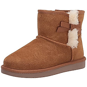 Koolaburra by UGG, Victoria Mini Boot, Chestnut, 5 Big Kid