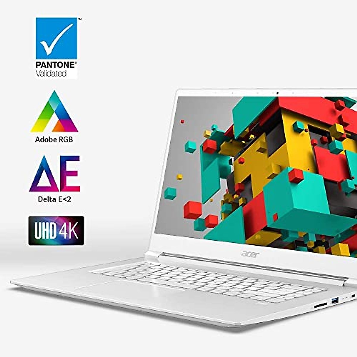 Acer ConceptD 5 Creator Laptop, 15.6" 4K UHD (3840 x 2160) IPS Display, Intel Core i7 Processor, AMD Radeon RX Vega M GL, Backlit Keyboard, Fingerprint Reader, 16GB RAM, 1TB PCIe SSD, Windows 11 Pro