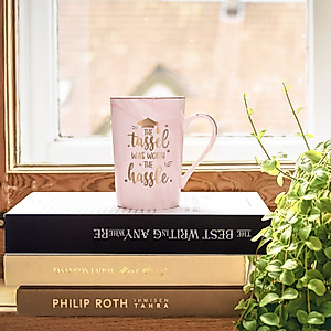 Cabtnca Graduation Gifts for Her, The Tassel Is Worth The Hassle, Graduation Gifts, Nurse/College/Masters Degree Graduation Gift, Graduation Coffee Cup, Graduation Mug for Women, 14Oz