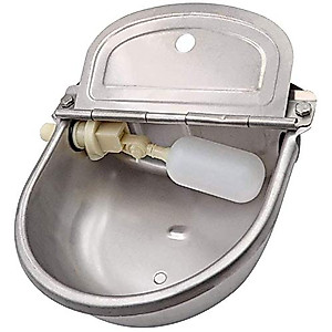 3 Pack Float Valve with Adjustable Arm Stable Water Float Valve Shut Off 1/2" Automatic Waterer Float Ball Valve Fill Feed Tank Water Trough for Horse Cattle Goat Pig Dog