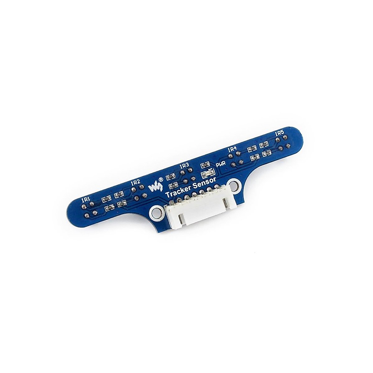 Waveshare Tracker Sensor Module 5-ch ITR20001/T Infrared Detector Robot Infrared Line Tracking Range 1cm to 5cm Power 3.3V to 5V