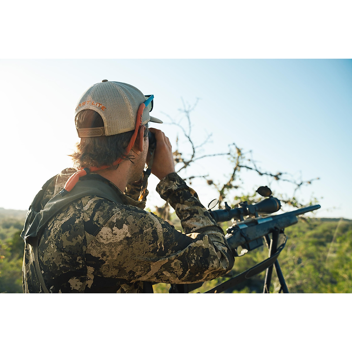 First Lite Trucker Hat - Lightweight Mesh Hunting Cap - Dry Earth - One Size