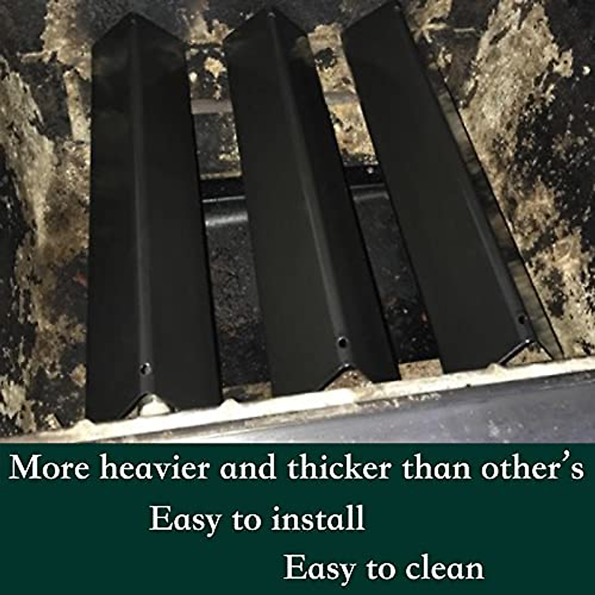 Grill Valueparts 7635 15.3 INCH Flavorizer Bars Parts for Weber Spirit II E-210 II E220 II S210 S220 44020001 44010001 Weber Spirit E210 Accessories Spirit E220 S210 S220 (Model Years 2013-Current)