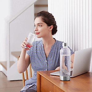 PHILIPS Carbonating Bottles, 1L Twin Pack Reusable PET Sparkling Water Bottles Compatible Sparkling Water Maker, 2 Pack