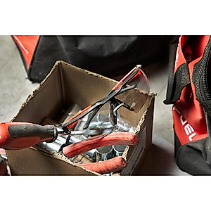 Milwaukee Anti-Scratch Safety Glasses Gray Lens Black/Red Frame - Case Of: 1