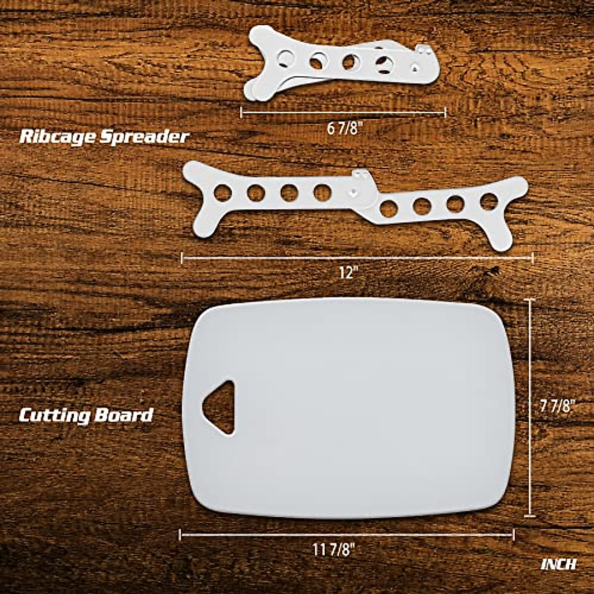 LYTACTICS Hunting Deer Knife Set Field Dressing Kit Forest Portable Butcher Game Processor Set, 12 Pieces