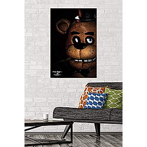 Trends International Five Nights at Freddy's - Freddy Wall Poster, 22.375" x 34", Unframed Version