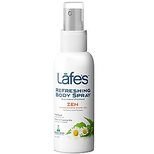Lafe's Natural Body Care | Zen - Chamomile & White Tea | Alcohol Free, Refreshing, Organic Body Spray (4oz)
