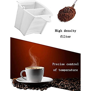 GRCQLWT Coffee Machine Espresso Coffee, Household Drip Automatic Tea Machine Small Mini Double Cup American Coffee Machine