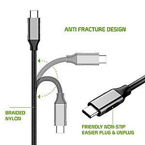 VOLT+ USB C to HDMI Cable, 6FT, 4K, Thunderbolt 3/4 USB C HDMI Adapter Compatible for Samsung Galaxy S6 to S23, Chromebook, Samsung Tabs, MacBook Pro/Air, iMac, iPad Pro, Surface, Dell, HP, TV