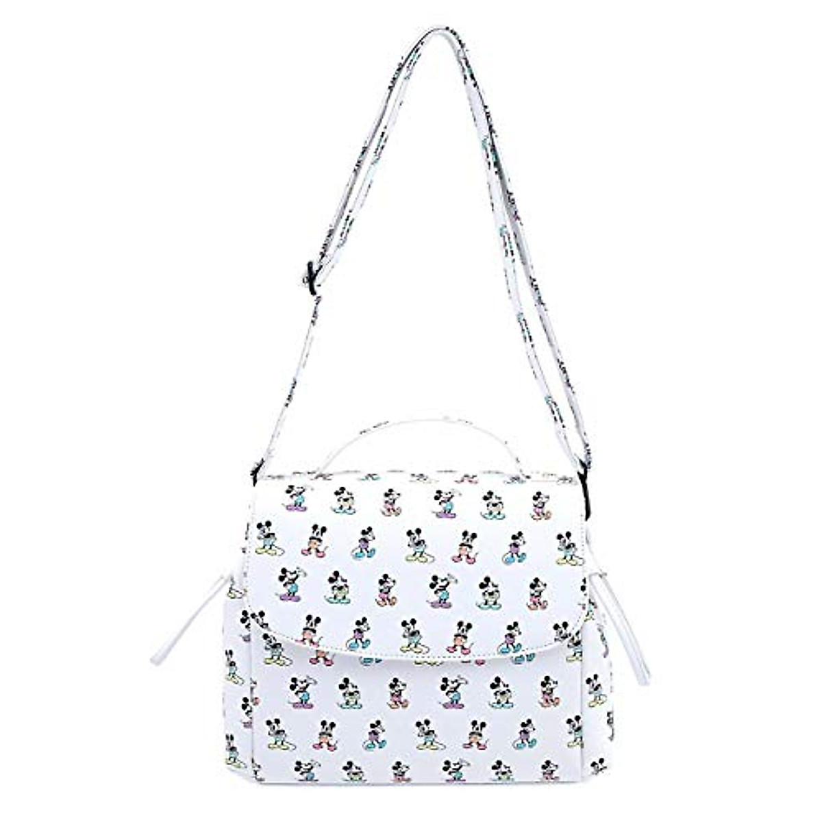 Loungefly Disney Mickey Mouse Pastel Poses Cross Body Bag