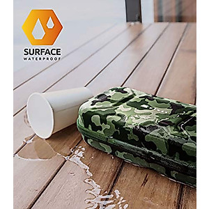 Mumba Carrying Case for Nintendo Switch OLED & Nintendo Switch, Deluxe Protective Travel Carry Case Pouch for Nintendo Switch Console & Accessories [Dual Protection] [Large Capacity] (Camouflage)