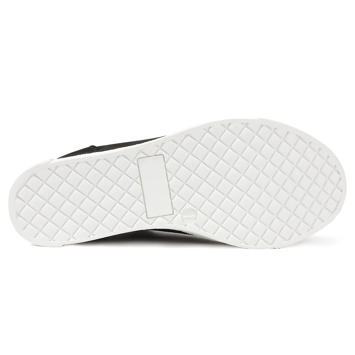 shoeslocker Girls Wedge Sneakers Ankle Platform Sneakers for Girls Nonslip Fashion Shoes with Double Side Zippers Black Size 2