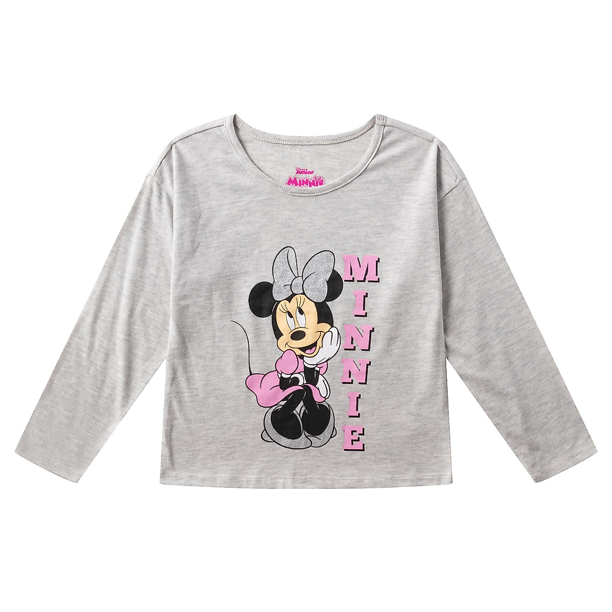 Disney Princess Minnie Mouse Frozen Elsa Anna Girls Long Sleeve Shirt, Vest and Legging Pants Set for Toddler and Little Kids