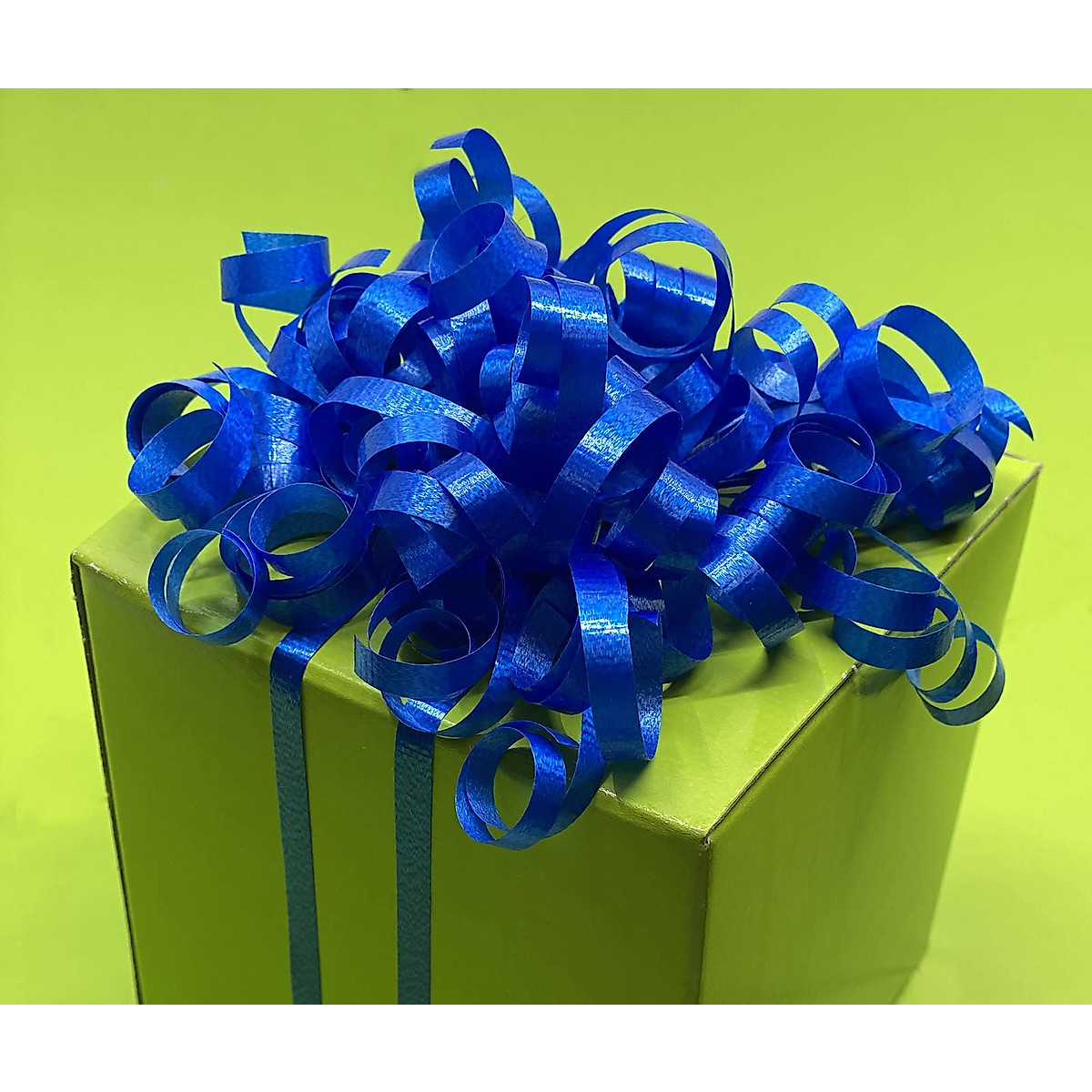 Value Ribbon Crimped 3/16" X 500 YD Birthday Decorations Curling Ribbon for Gift Wrapping, Royal Blue Ribbons for Crafts, Art Supplies and Birthday Gifts for Women and Men