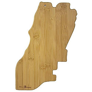 Totally Bamboo Chicago City Life Cutting Board, 7-7/8" x 15-3/4"