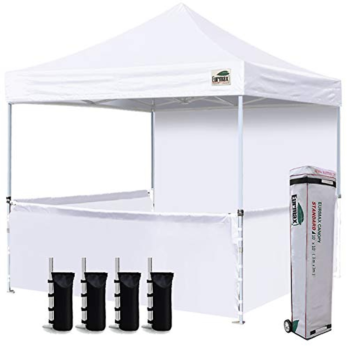 Eurmax 10'x10' Ez Pop-up Booth Canopy Tent Commercial Instant Canopies ...