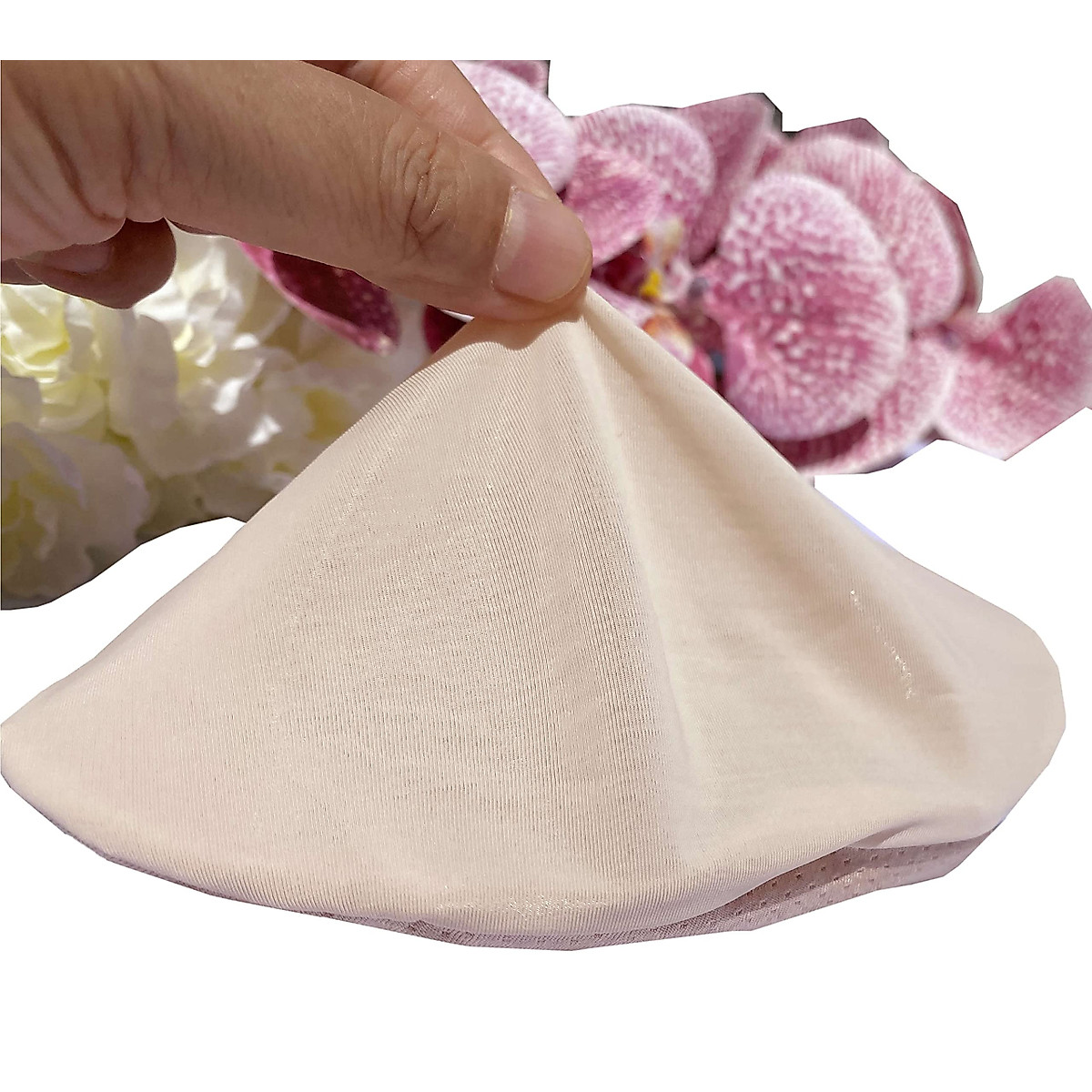 BIMEI A PAIR TRIANGLE SHAPE BREAST FORM COVER For Mastectomy Breast Forms (2XL)