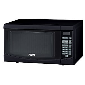 RCA 0.7 Cu. Ft. Microwave Oven - Small Microwave Oven Compact Microwave Ovens for Small Spaces, Countertop, Apartment 700 Watt Microwave - Black