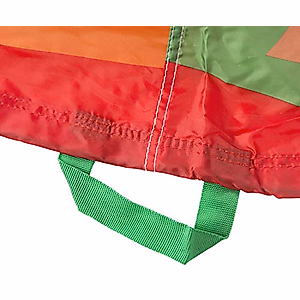 Pacific Play Tents 18420 Tick Tock Clock 12 Foot Kids Parachute for indoor / Outdoor Fun