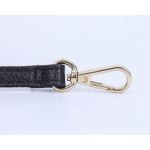 VanEnjoy Purse Strap Replacement with Tassel,Lichee Pattern Microfiber Leather for Crossbody Bag or Handbag,34-60" L*0.5" W,Gold Metal