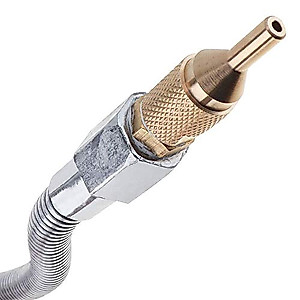 ChgImposs Mist Coolant Lubrication Spray System With Check Valve and Stainless Steel Flexible Pipe for Metal Cutting Engraving Cooling Machine/Air Pipe CNC Lathe Milling Drill