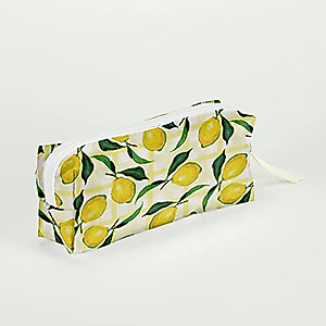 Pencil Pouch Pencil Case Pencil Bag Pen Case Pouch Box Organizer for Teen Girls Boys School Students Men Women Waterproof Zipper Pouch for Office Supplies Makeup, Lemon Décor Lemon Party Decorations