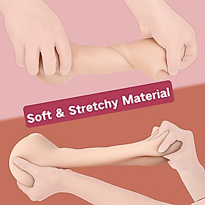 2 in 1 Male Masturbator Pocket Pussy for Men Sex Doll Male Sex Toy Pocket Pussies Adult Toys Blowjob Male Stroker Mens Sex Toys with 3D Realistic Vagina Tight Anus Male Sex Toys for Men Sex Pleasure