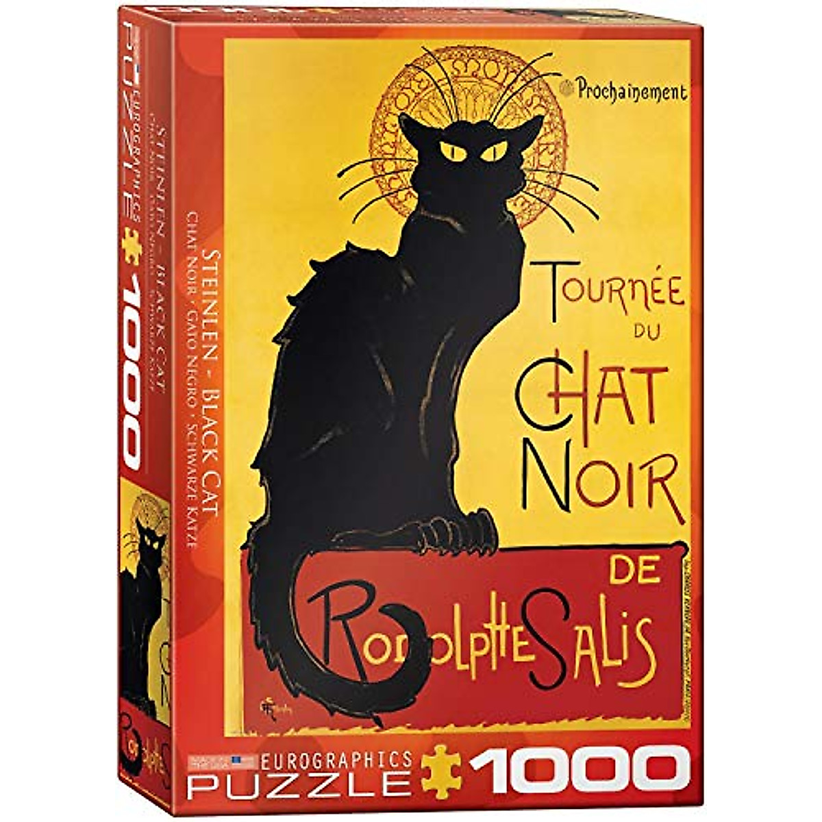 EuroGraphics Chat Noir by Steinlen 1000 Piece Puzzle (6000-1399)