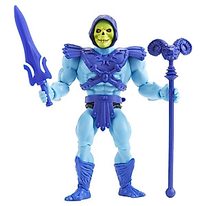 Masters of the Universe Origins Skeletor Action Figure, Battle Character for Storytelling Play and Display, Gift for 6 to 10 Year Olds and Adult Collectors