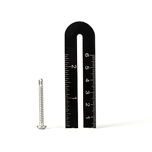 THE CIMPLE CO #8 Size, 1 1/2" Length (38mm) - Self Tapping/Drilling Screw - 410 Stainless Steel (Exceptional Wear and Very Corrosion Resistant) - Phillips Pan Head - 100pcs