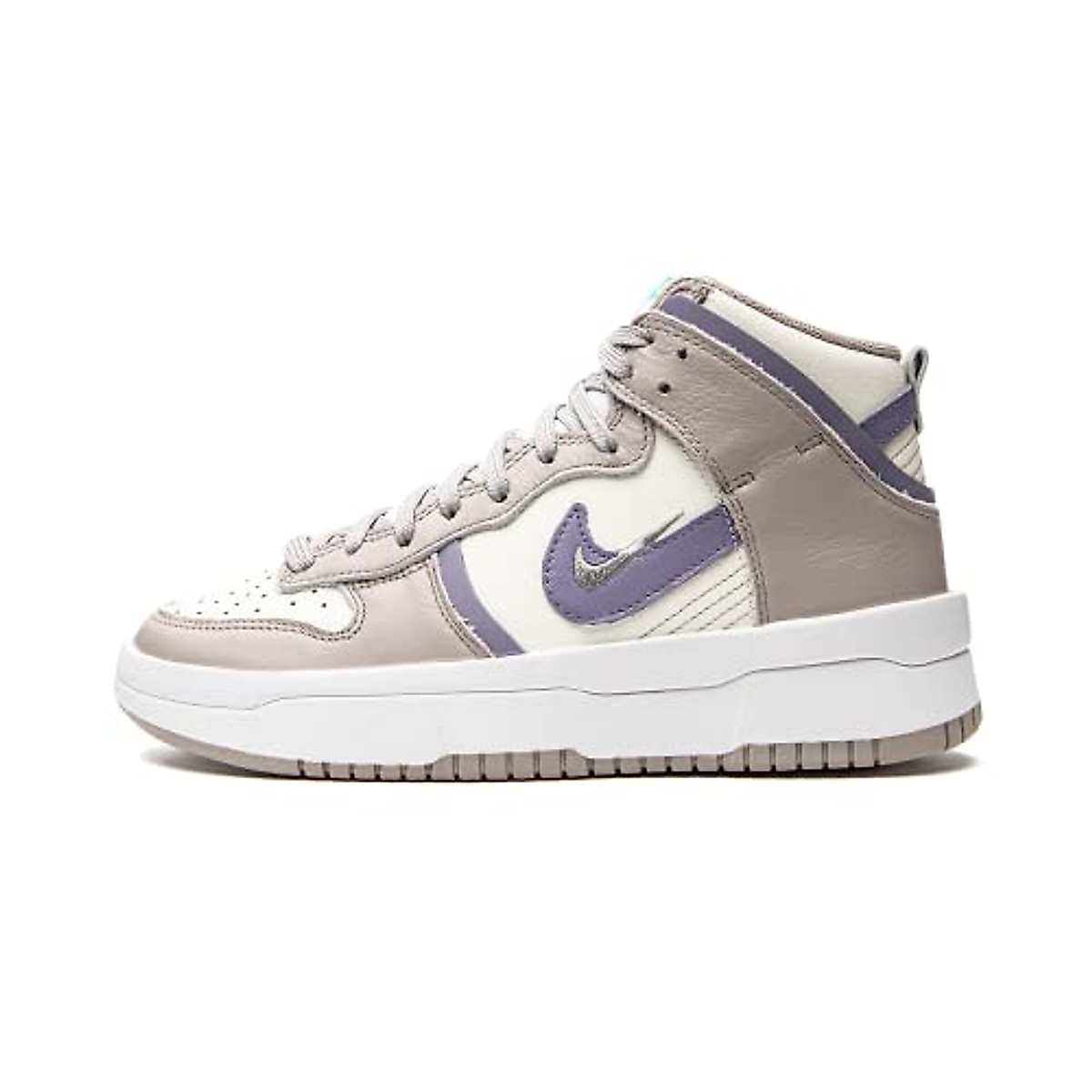 Nike Women's Dunk High Rebel Sneaker, Sail/Iron Purple-college Grey, 9