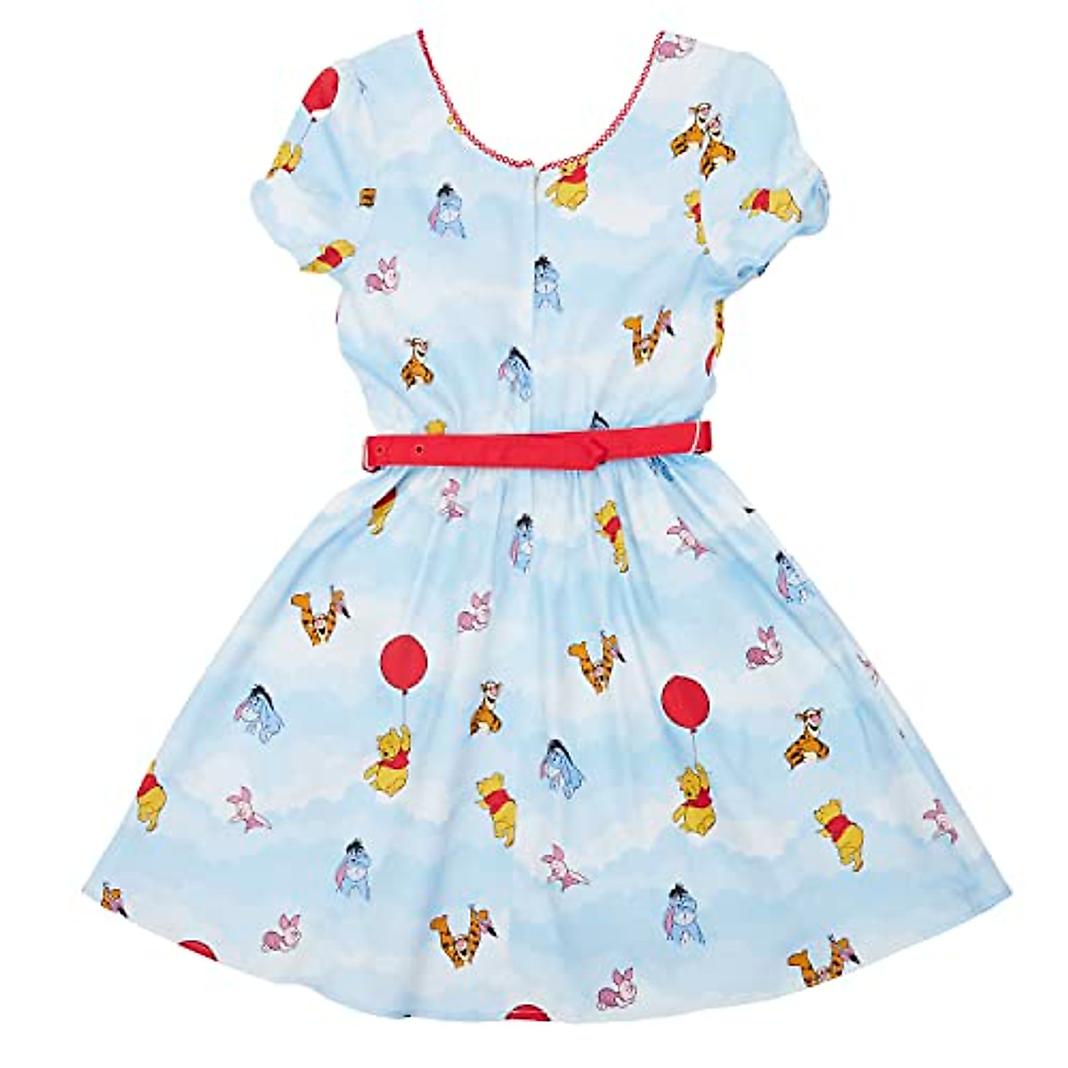 Loungefly Stitch Shoppe Disney Winnie the Pooh: Up in the Clouds Laci Dress, Size Medium