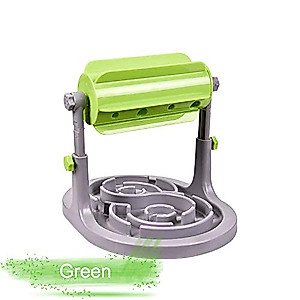 FUUIE Bowls for Food and Water SUPREPET Interactive Pet Dog Cat Food Bowl Puppy Feeder Puzzle Toy Slow Feeder for Dog Kitten Cat IQ Training Automatic Feeders (Color : Blue)