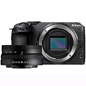 Nikon 1749Q Z 30 Mirrorless Camera w/NIKKOR Z DX 16-50mm f/3.5-6.3 VR Lens Kit (Renewed)