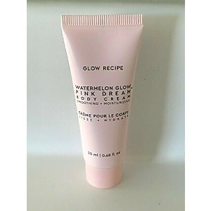 New! Glow Recipe Watermelon Glow Pink Dream Body Cream Travel Size 20 mL