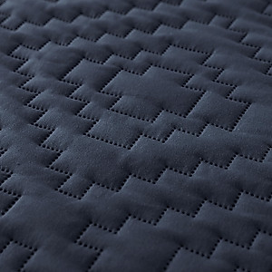 R.SHARE Oversized California King Size Quilt Bedding Sets with Pillow Shams, Navy Blue Cal King Lightweight Soft Bedspread Coverlet for All Season, 118x106 inches