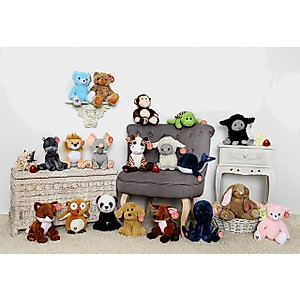 My Baby's Heartbeat Bear Recordable Stuffed Animals 20 sec Heart Voice Recorder for Ultrasounds and Sweet Messages Playback, Perfect Gender Reveal for Moms to Be, Cocoa Bear