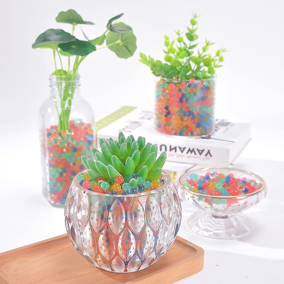 Gel Balls Blaster Ammo Gel Gun Refill(10 Packs,10,000 Pieces Per Pack), 7.5mm Splat Gel Balls Bullets Accesories 7-8 mm, Compatible with Gel Gun, Blue Colour, for Ages 14+