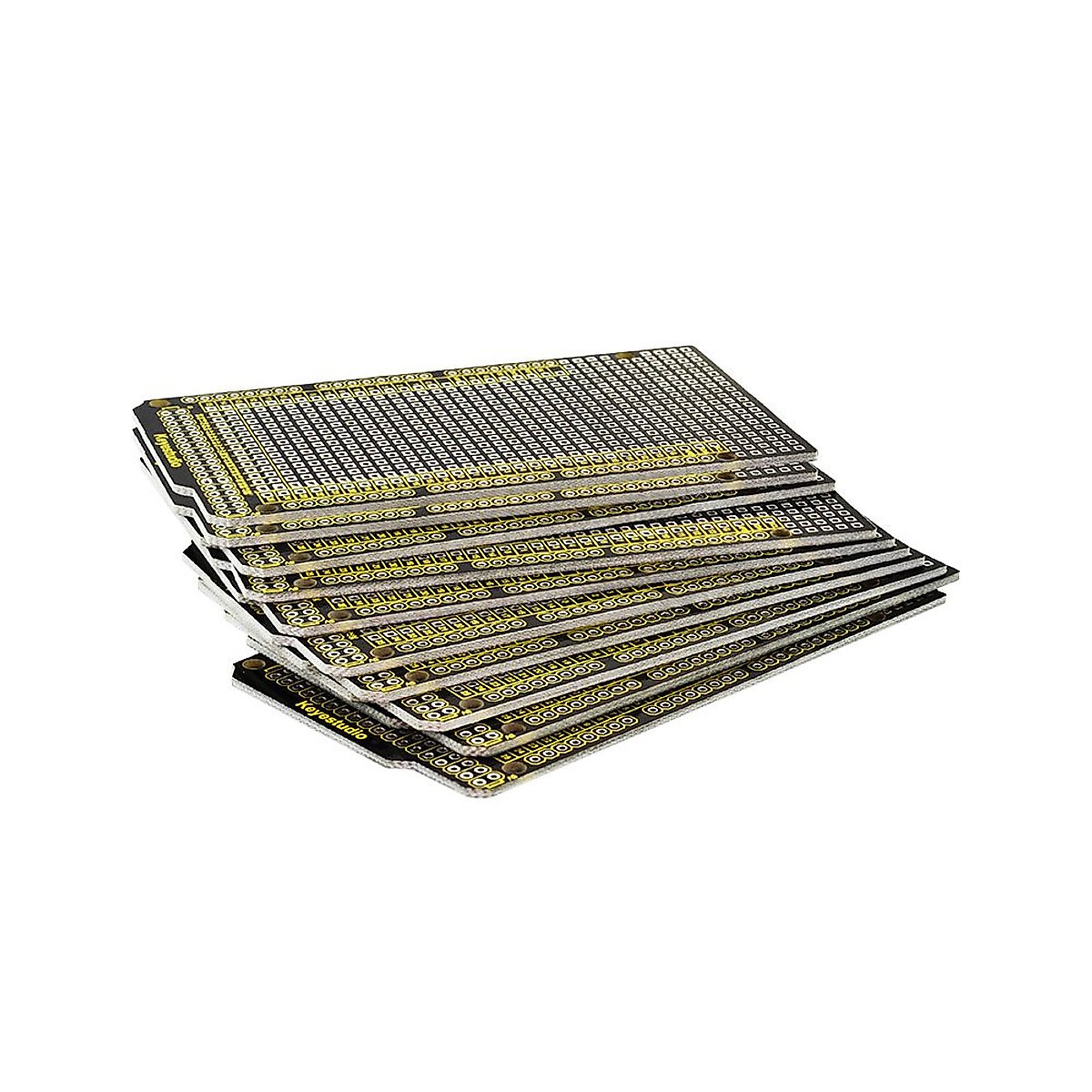 KEYESTUDIO 10PCS Proto Shield for Arduino Mega, Double Sided PCB Prototype Shield Solderable for Arduino Mega R3 2560