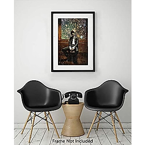 Kid Cudi Man On The Moon II The Legend of Mr. Rager Music Poster 12 x 18 inch Poster Print Frameless Art Gift 30.5 x 46 cm Matte Paper Surface