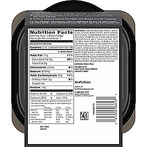 Cracker Barrel Single Bowl Sharp White Cheddar Macaroni and Cheese Dinner (3.8 oz Bowls, Pack of 6)