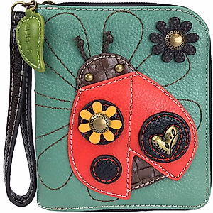 Chala Ladybug Zip-Around Wallet/Wristlet