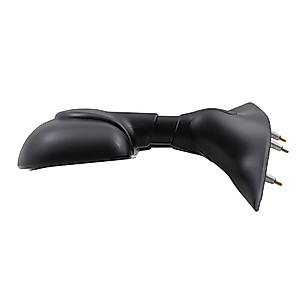 Brock Replacement Drivers Manual Tow Telescopic Side View Mirror Dual Arms Double Swing Compatible with 03-16 E-Series Van 7C2Z17683DA