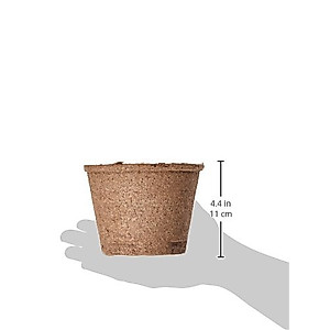 PLANTATION PRODUCTS Jp508 Round Peat Pot, 5-Inch, 6-Pack