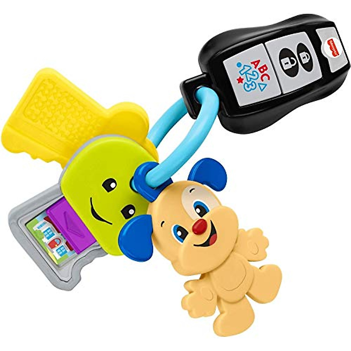 Fisher-Price Laugh & Learn Baby To Toddler Toy Play & Go Keys With Lights & Music For Pretend Play Ages 6+ Months