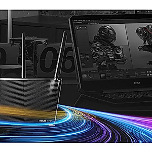 ASUS WiFi 6 Router (RT-AX68U) - Dual Band Gigabit Wireless Router, 3x3 Support, Gaming & Streaming, AiMesh Compatible, Included Lifetime Internet Security, Parental Control, MU-MIMO, OFDMA